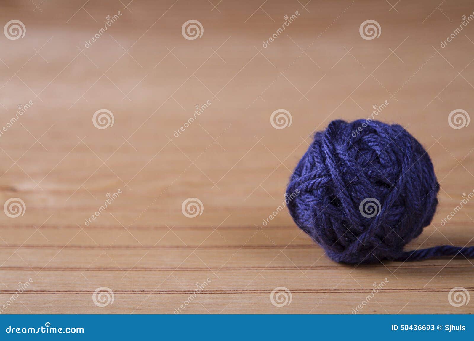 Ball of blue yarn stock image. Image of traditional, string - 50436693