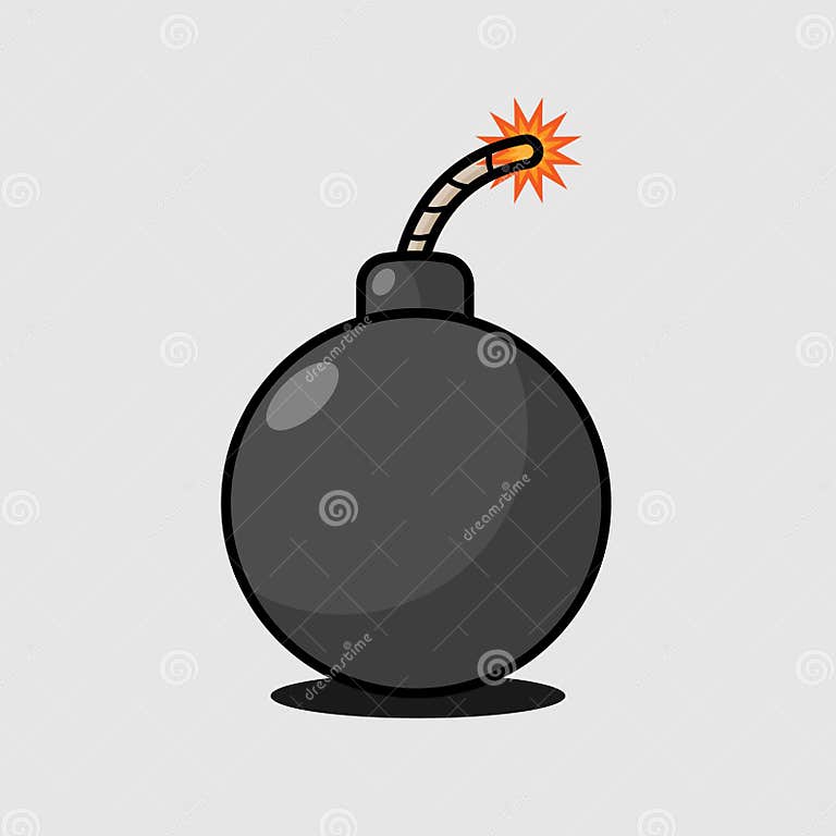 Ball Bomb Enemy stock vector. Illustration of face, gaming - 305031776