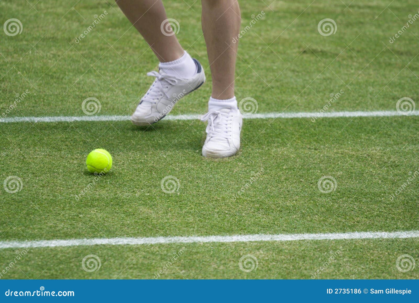 Ball Boy Chasing Tennis Ball Picture. Image: 2735186