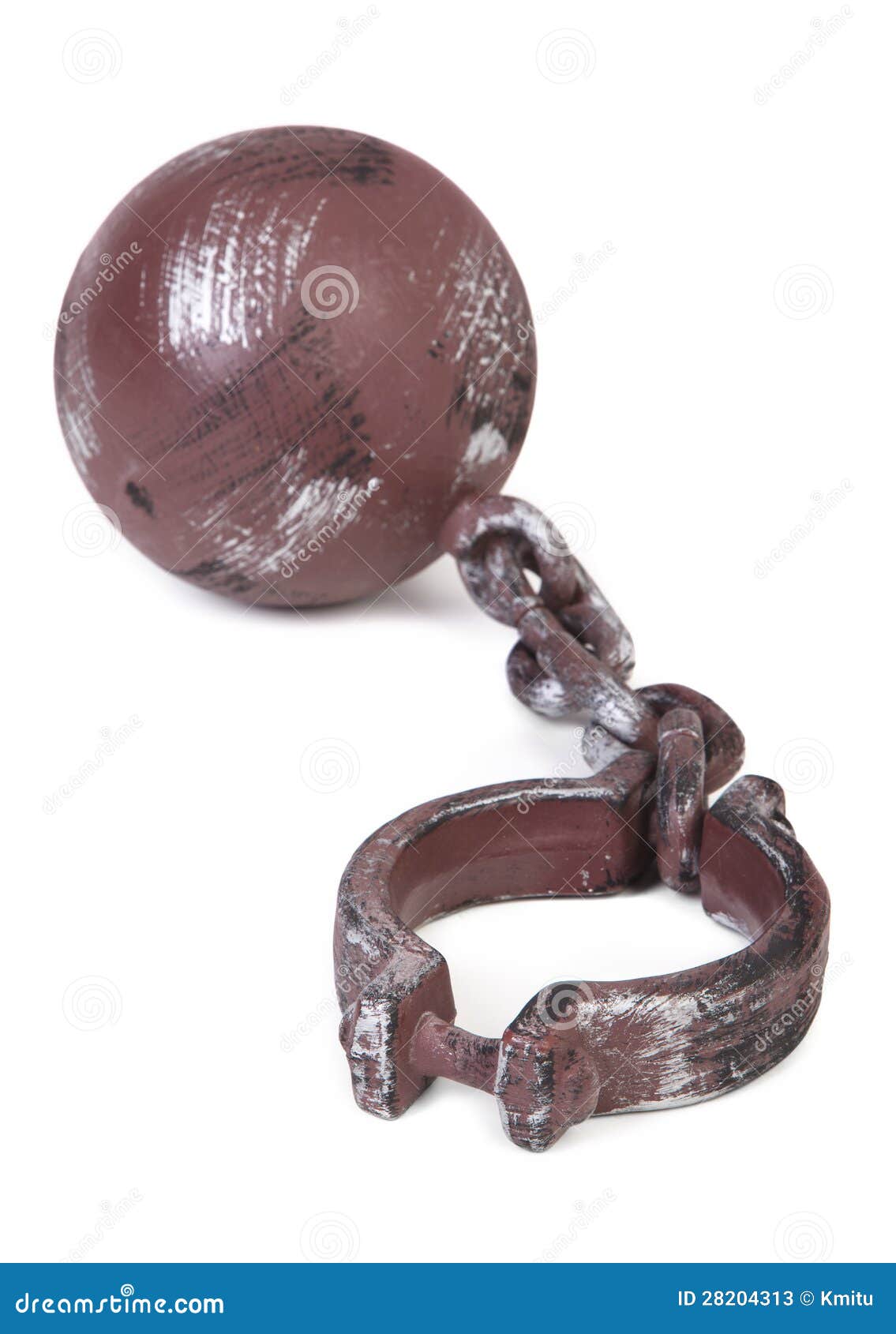 Ball and chain stock image. Image of heavy, shackles - 28204313