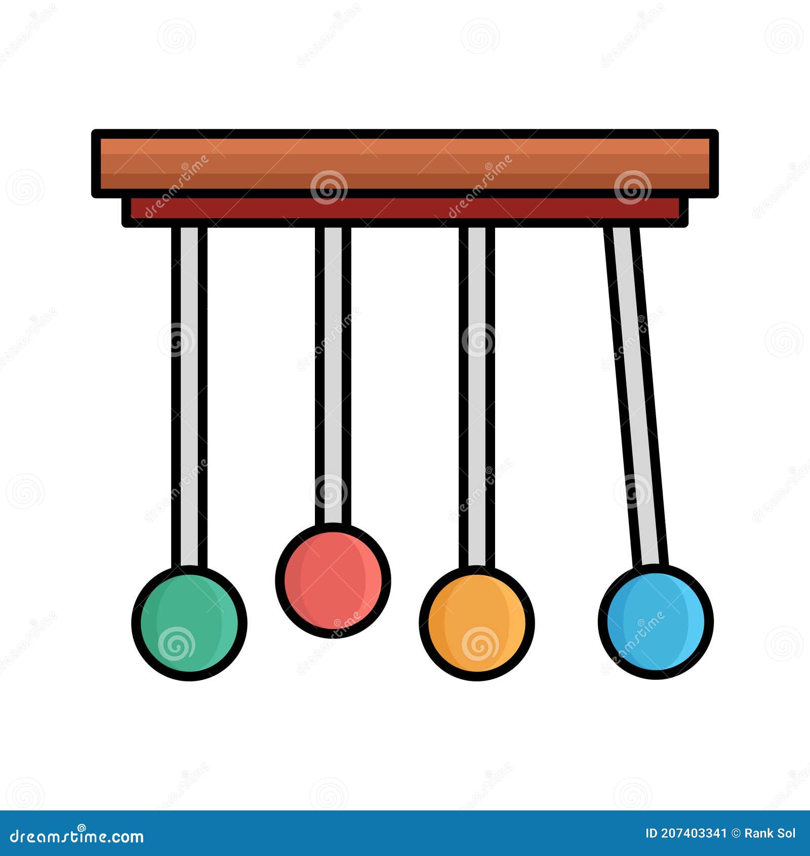 Ball Clicker Isolated Vector Icon that Can Be Easily Modified or Edited ...