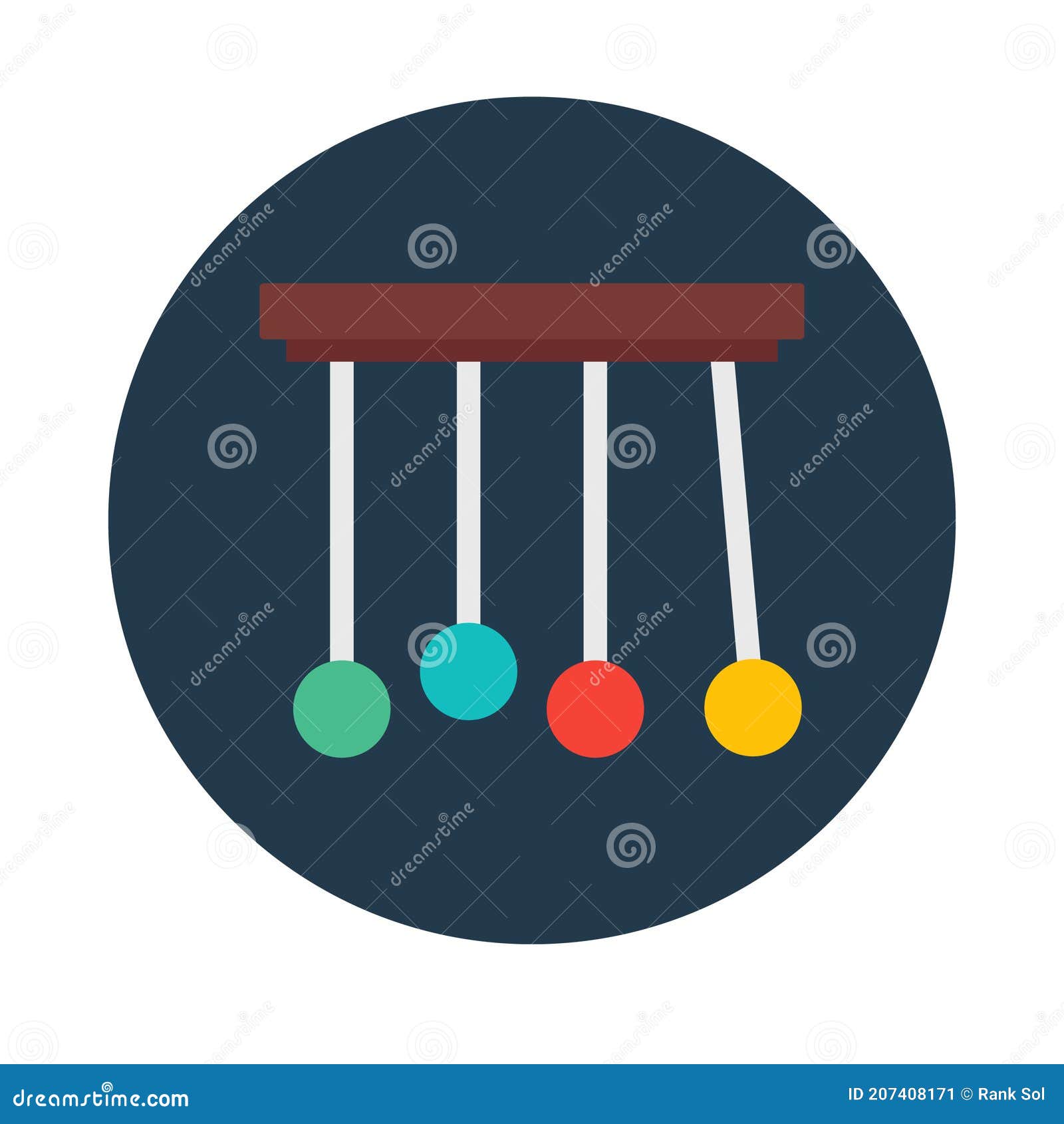 Ball Clicker Isolated Vector Icon that Can Be Easily Modified or Edited ...