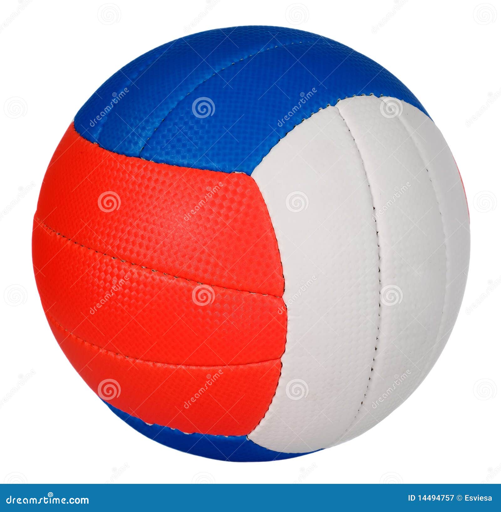Ball with colorful stripes stock image. Image of rubber - 14494757