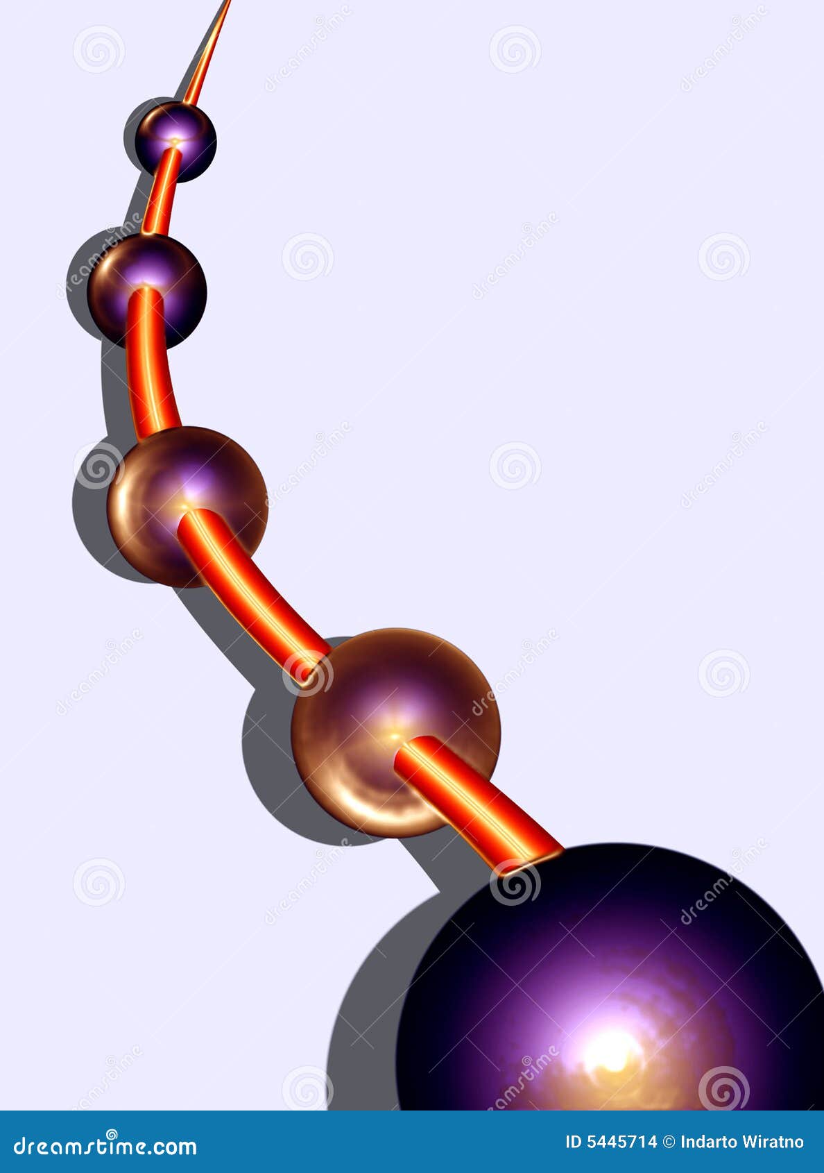 Ball connection stock illustration. Illustration of form - 5445714