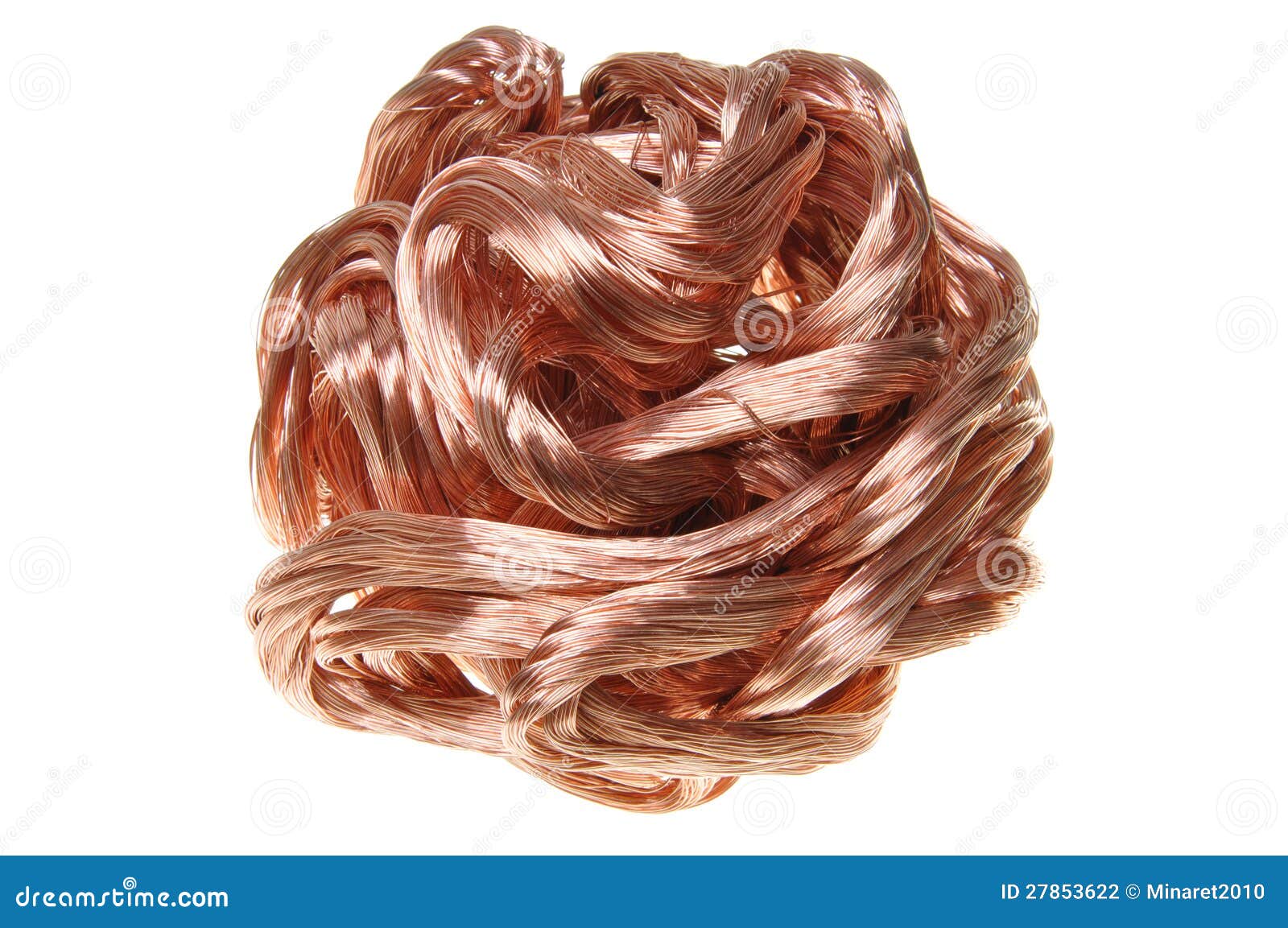 Ball of copper wire stock photo. Image of economy, energy - 27853622