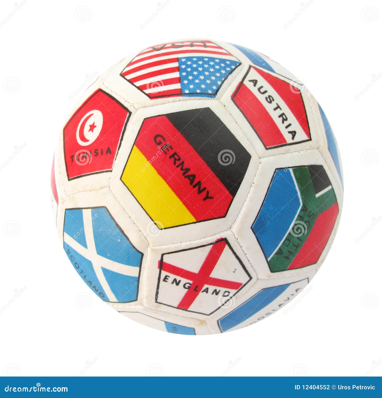 Ball with countries flags stock photo. Image of green - 12404552