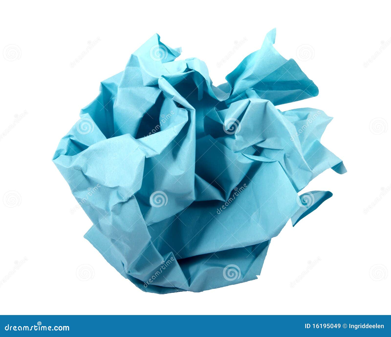 Crumpled Blue Paper Texture For Background Use Royalty-Free Stock ...