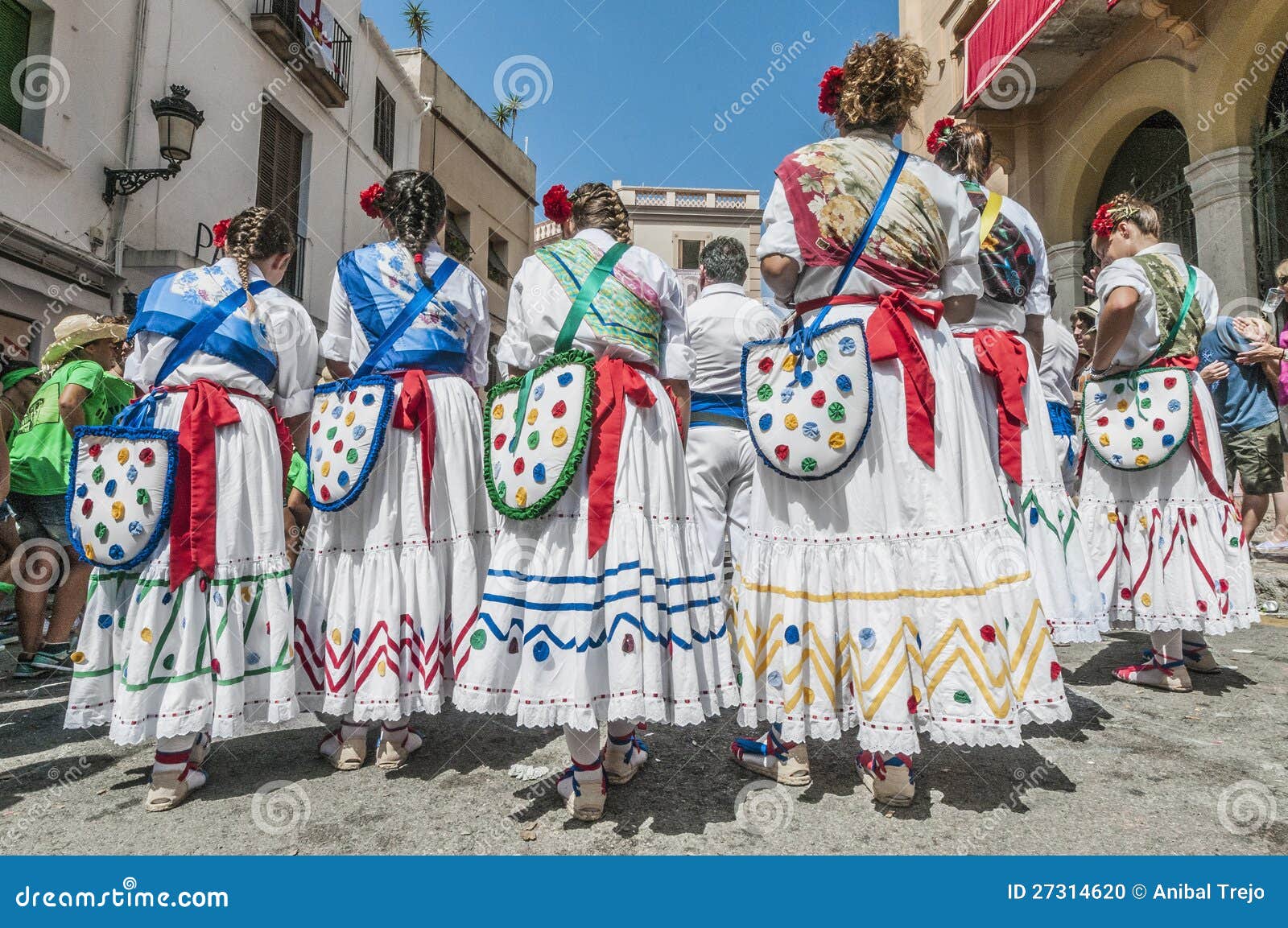 Ball De Gitanes at Festa Major in Sitges, Spain Editorial Image - Image ...