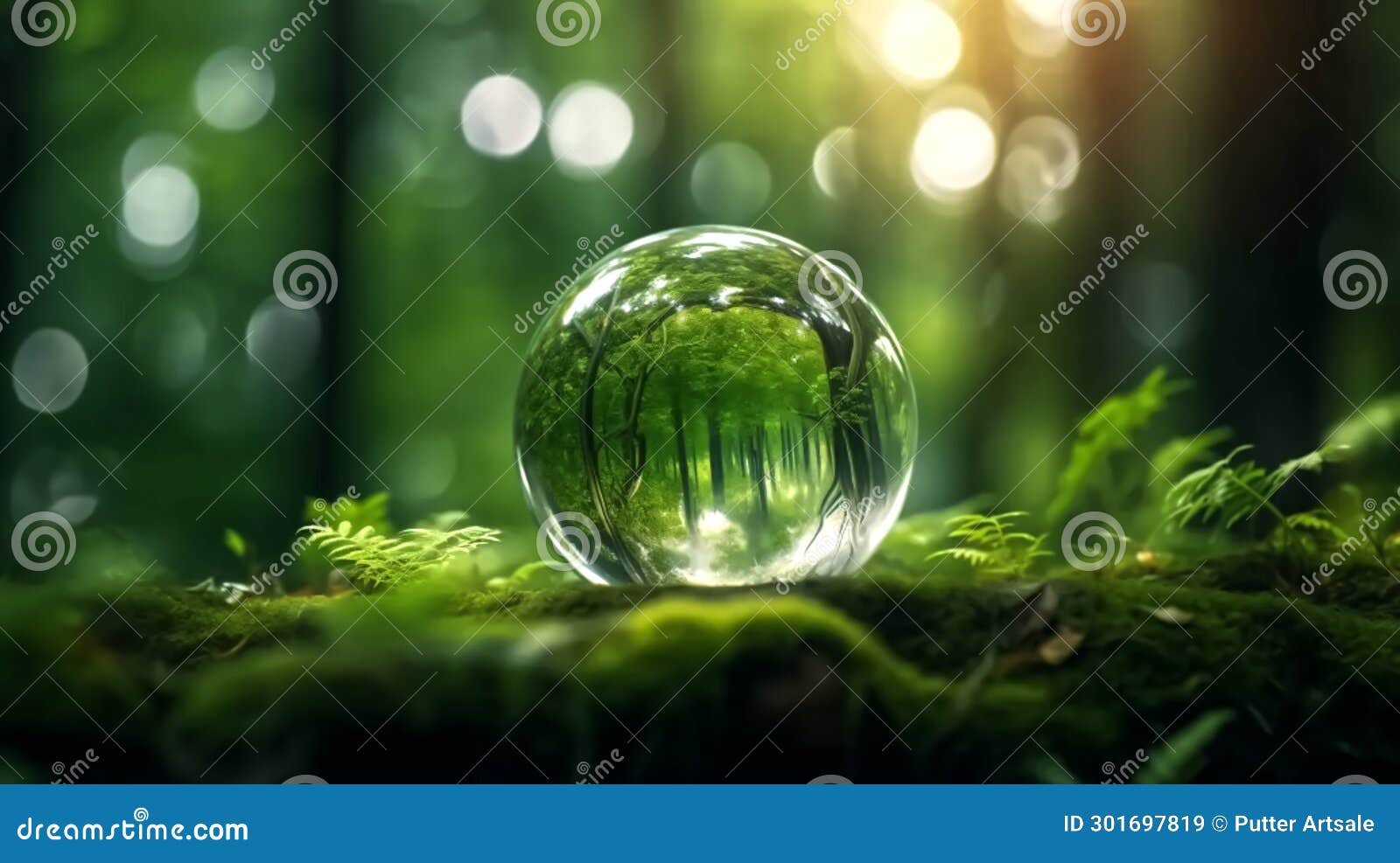 An Ball Ecofriendly Nature Concept for Environment Stock Illustration ...