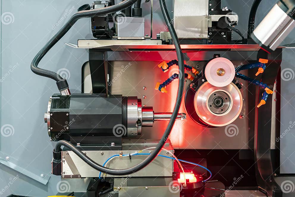 Ball End Mill during Sharpening or Grinding by Cnc Automatic and High ...