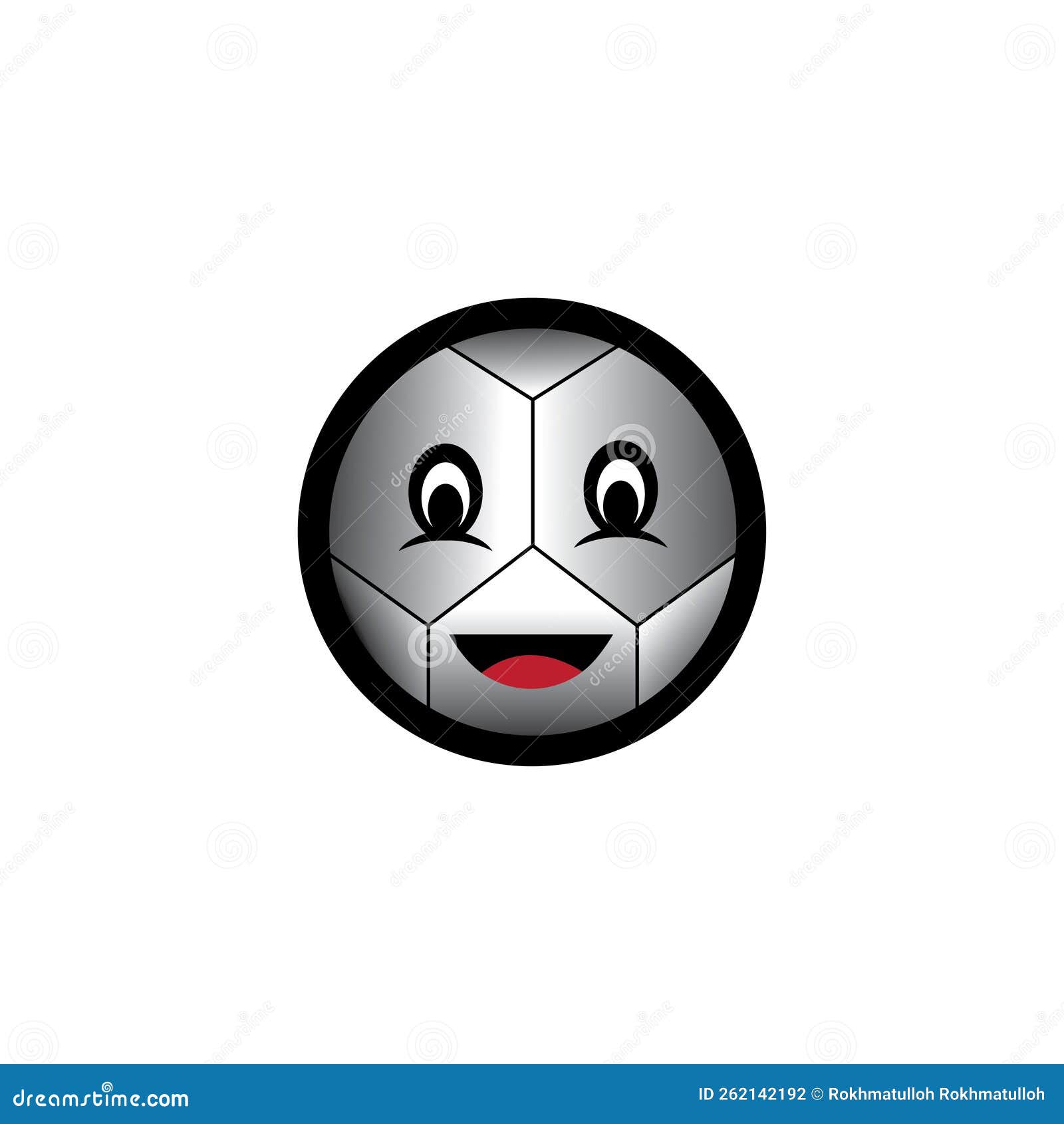 Ball Face Icon Funny Vector Illustration Design Stock Vector ...