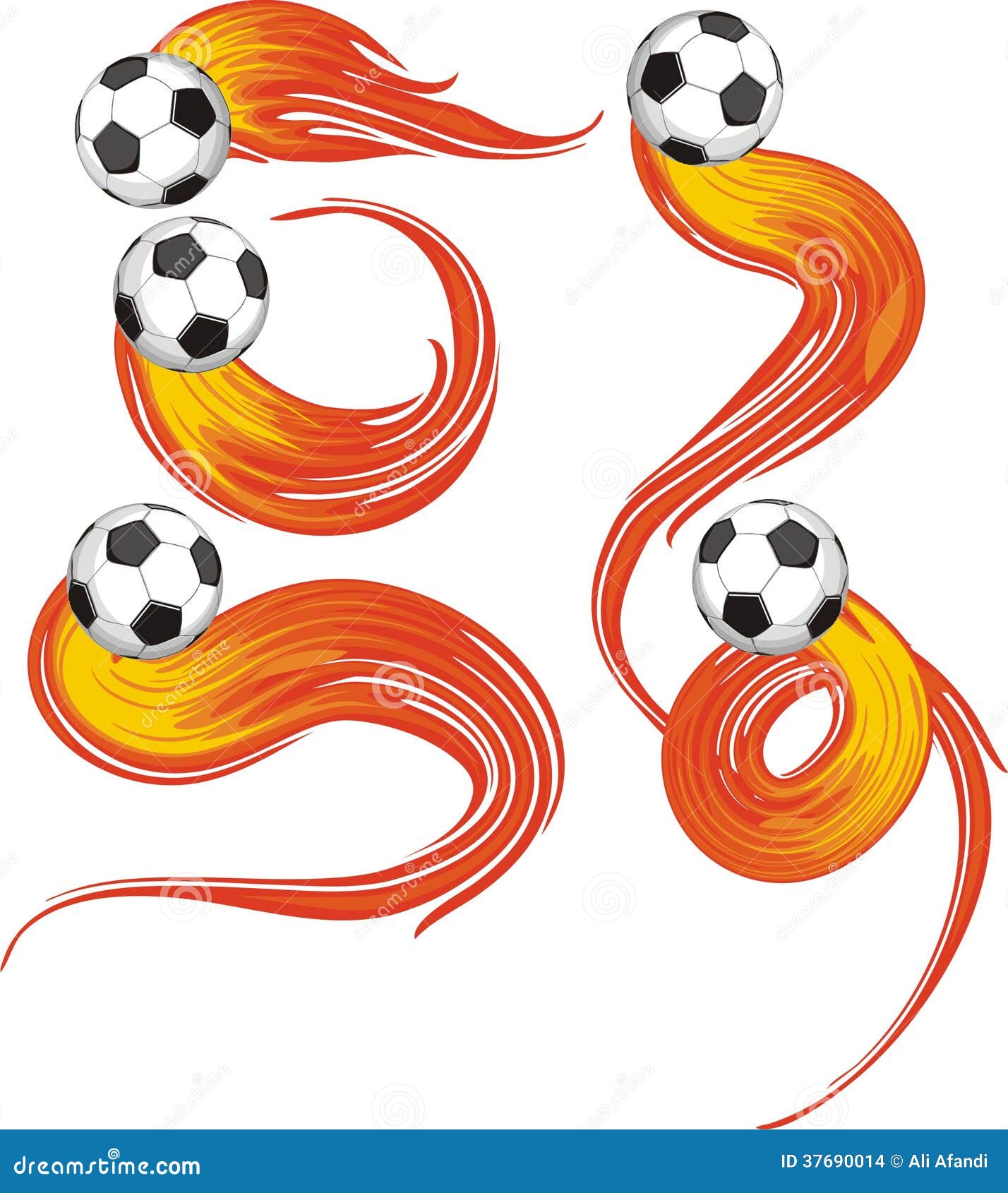 Ball with Fire stock vector. Illustration of vector, strength - 37690014