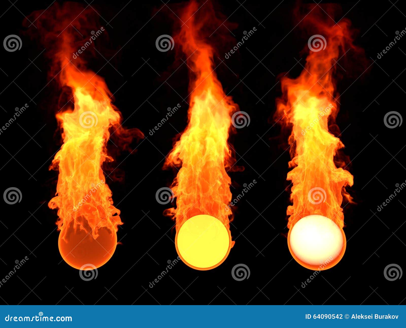 Ball in fire stock photo. Image of bonfire, detonation - 64090542