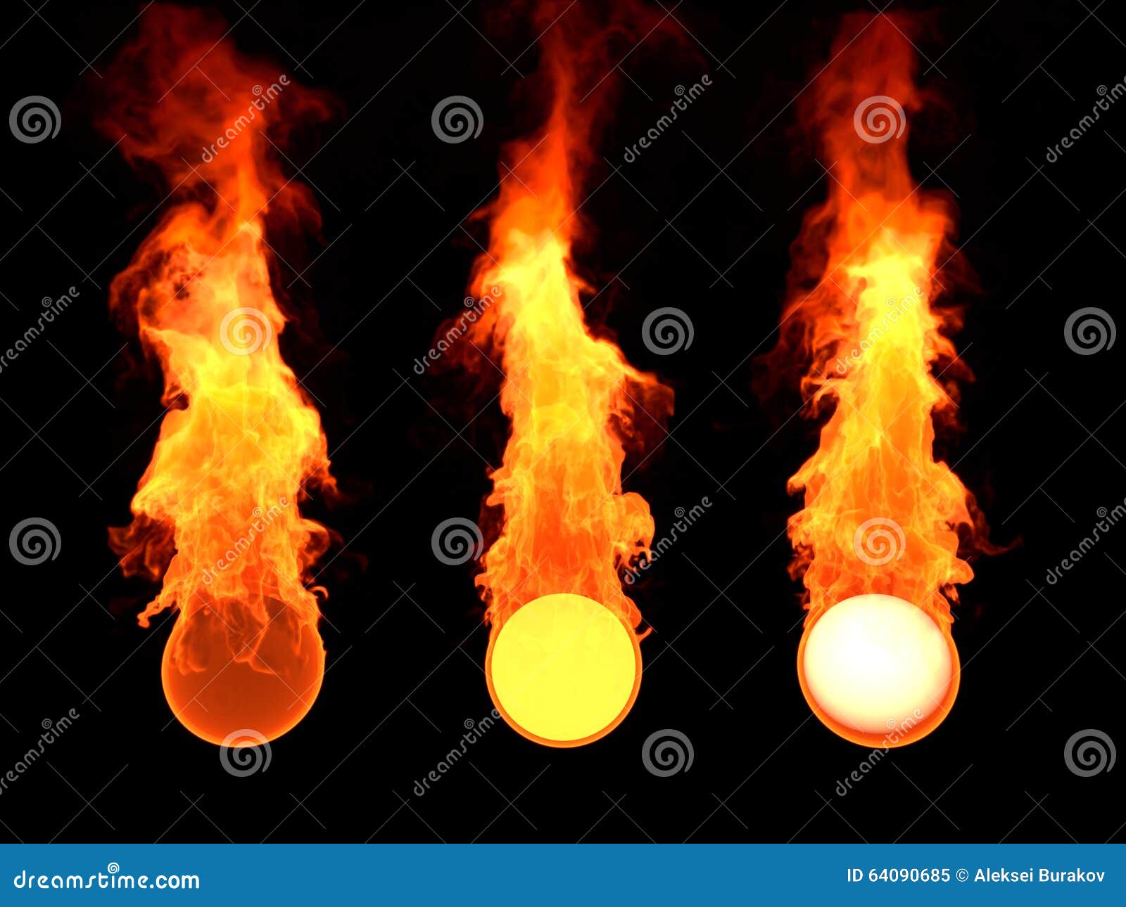 Ball in fire stock image. Image of fire, boisterousness - 64090685