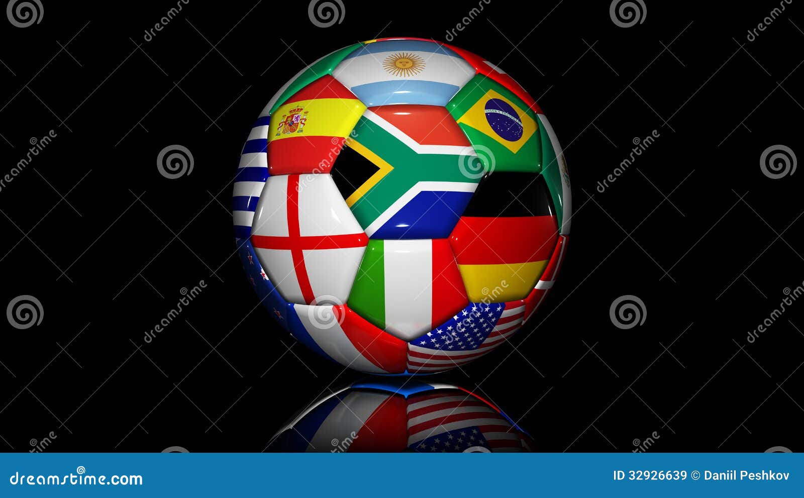 Ball Flags Cartoon Vector | CartoonDealer.com #31450625