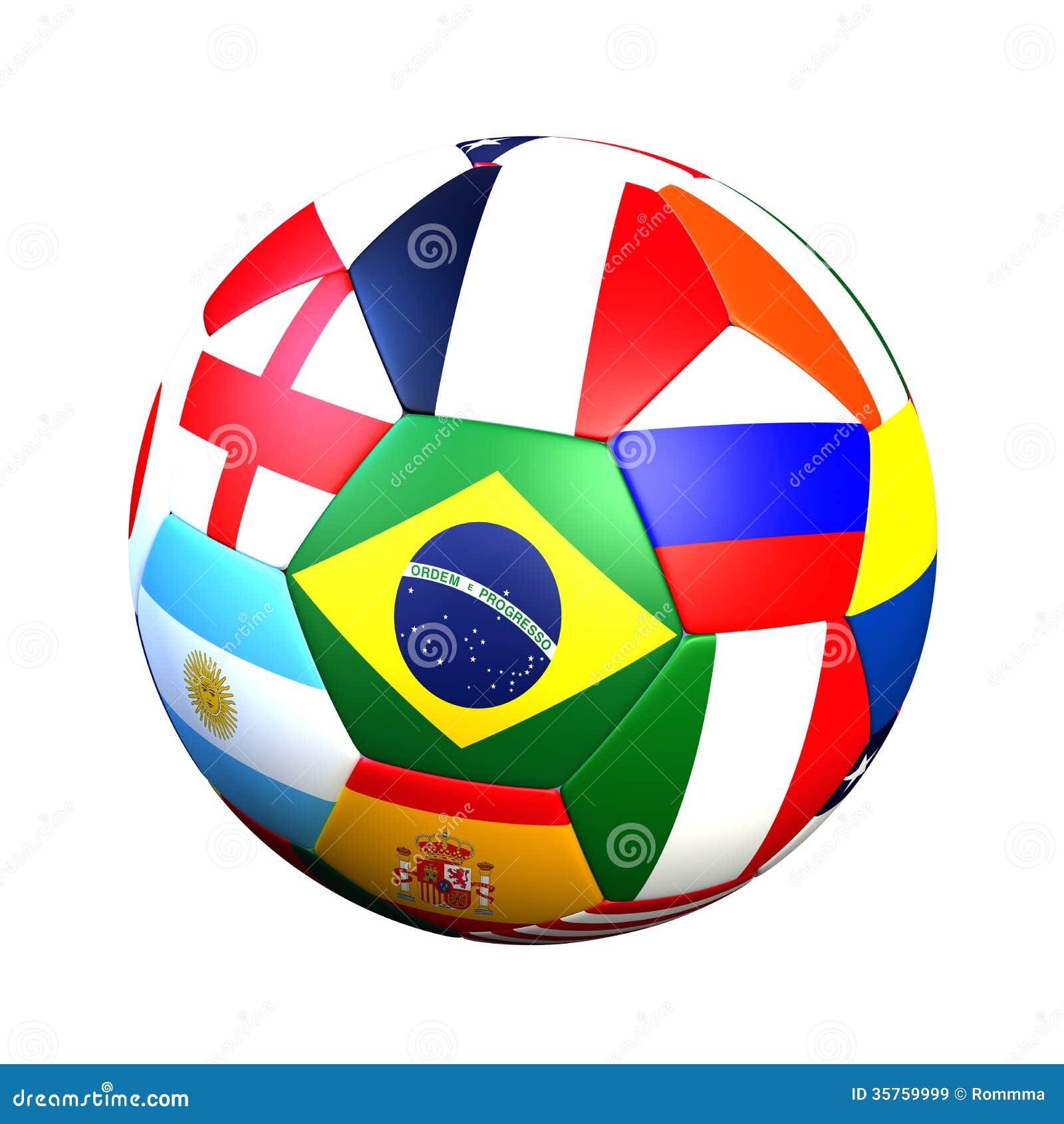 Ball with flags stock illustration. Illustration of business - 35759999