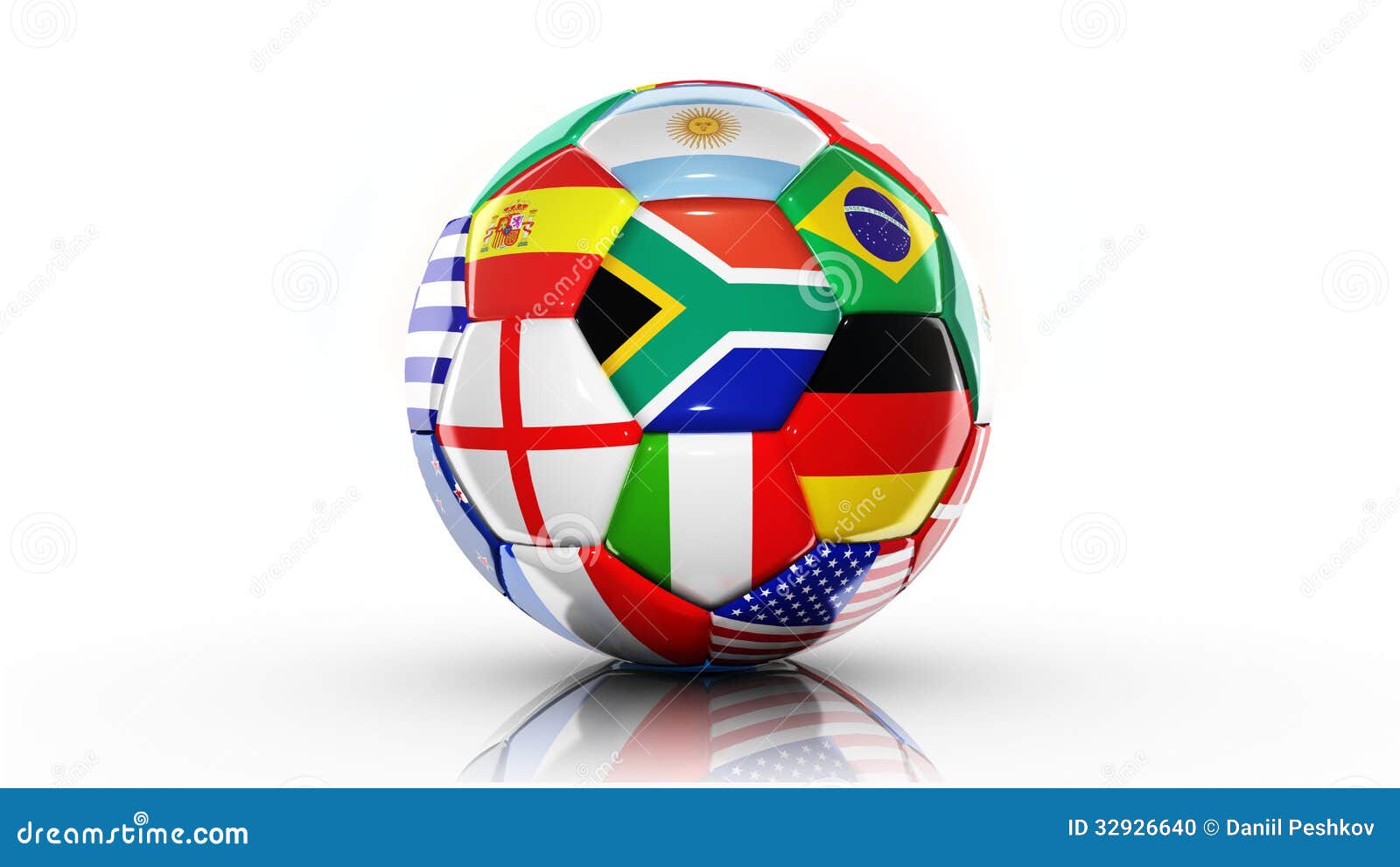 Ball Flags Cartoon Vector | CartoonDealer.com #31450625