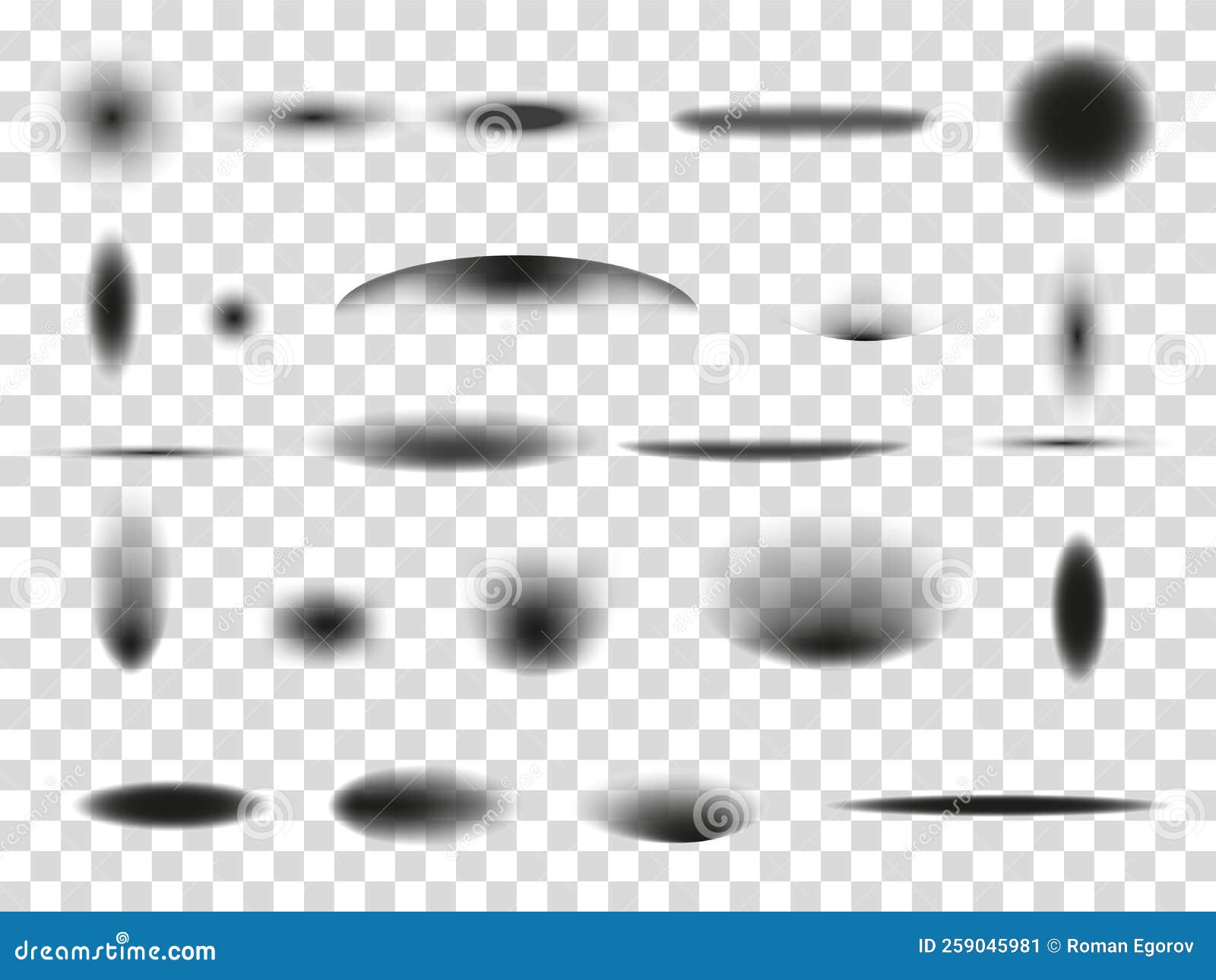 Ball Floor Shadow. Shade Effects. White 3D Pack. Circular Gradient ...