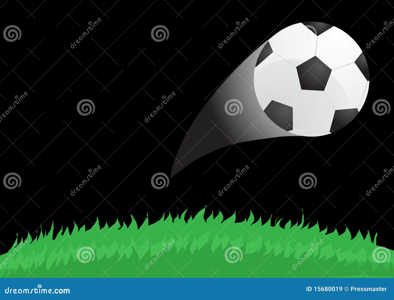 Ball flying stock illustration. Illustration of game - 15680019