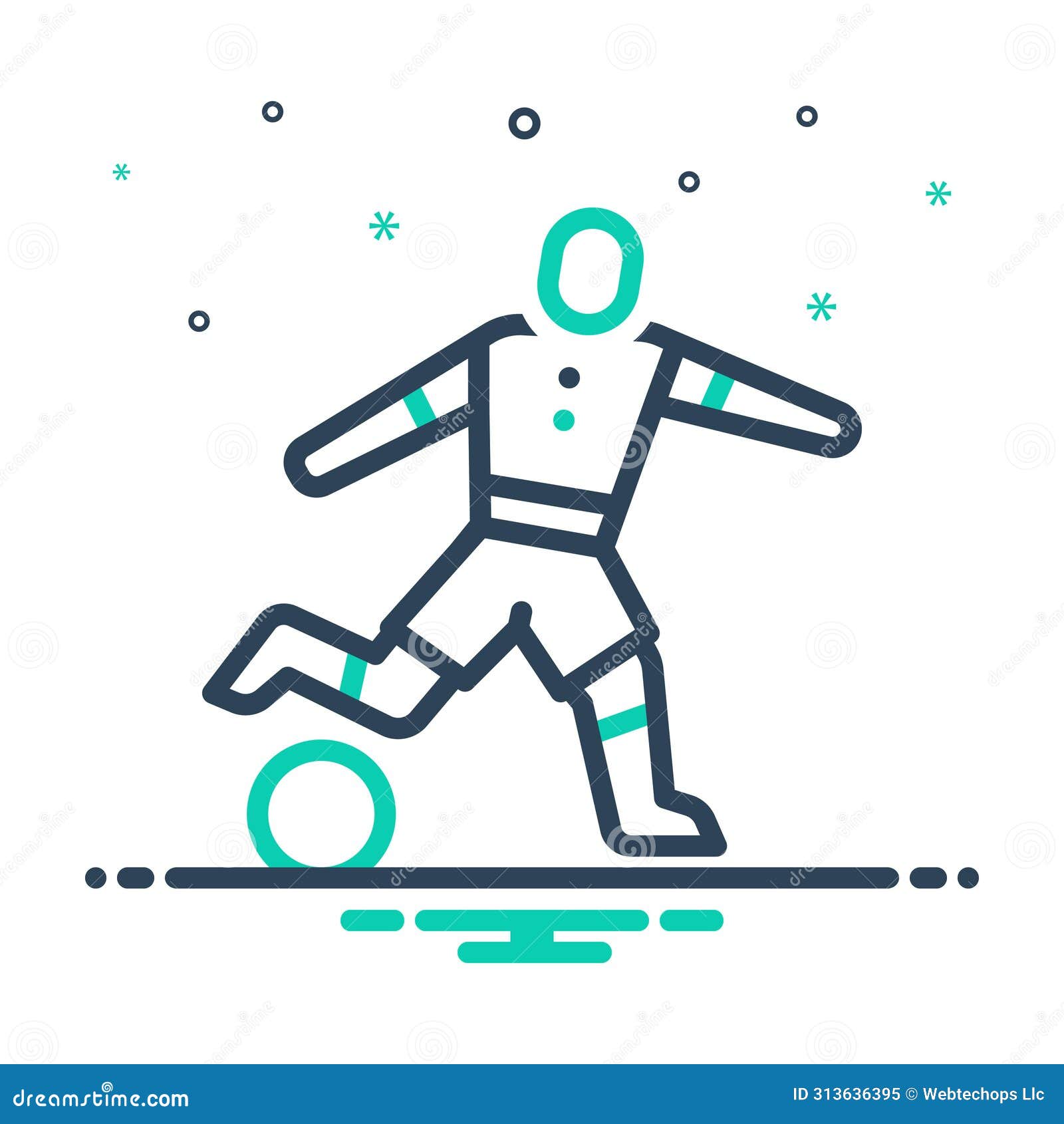Mix Icon for Ball Game, Ball and Soccer Stock Vector - Illustration of ...
