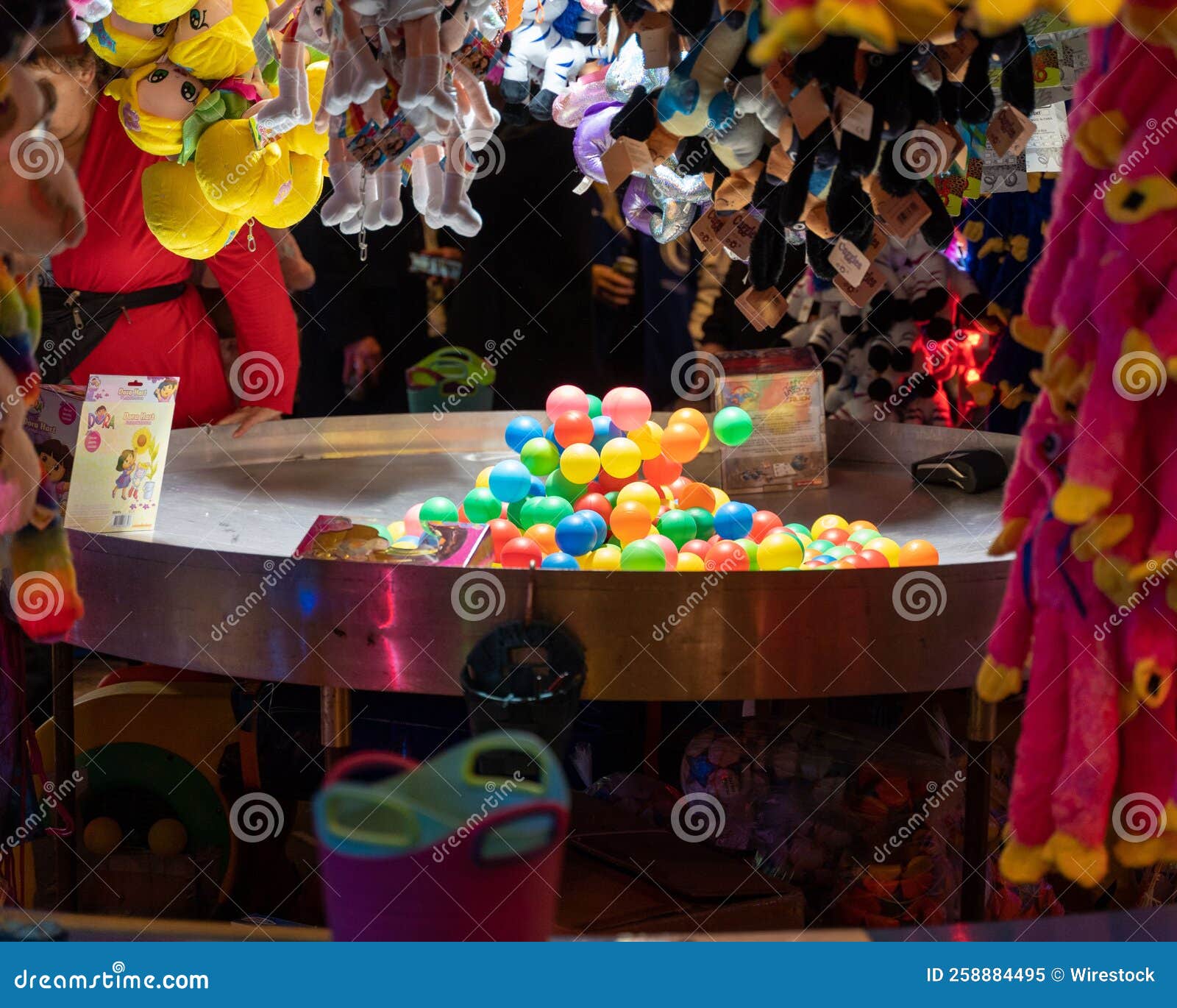 Ball Game with Prizes at the Fair Editorial Image - Image of kermis ...
