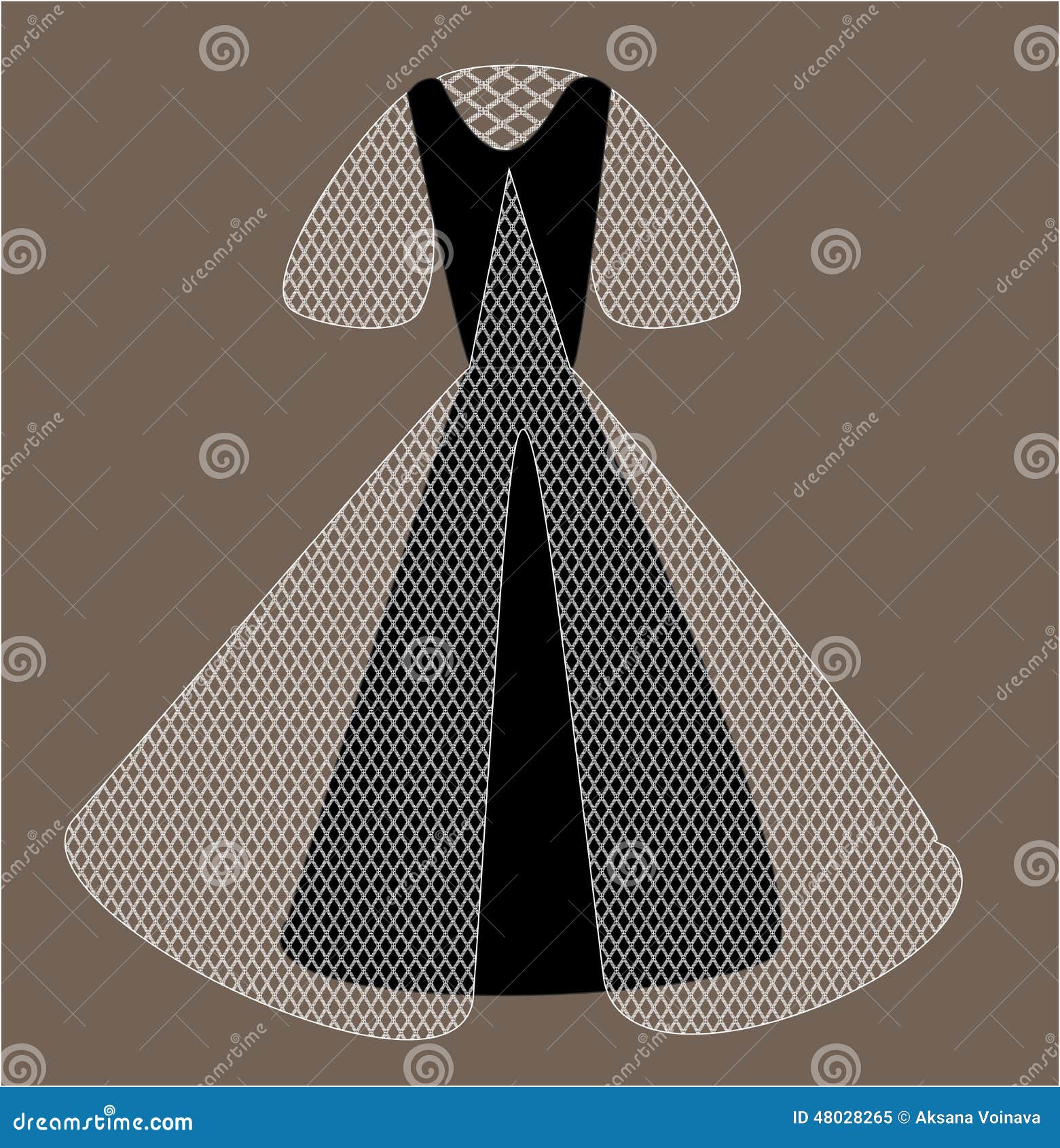 Ball Gown vector stock vector. Illustration of white - 48028265