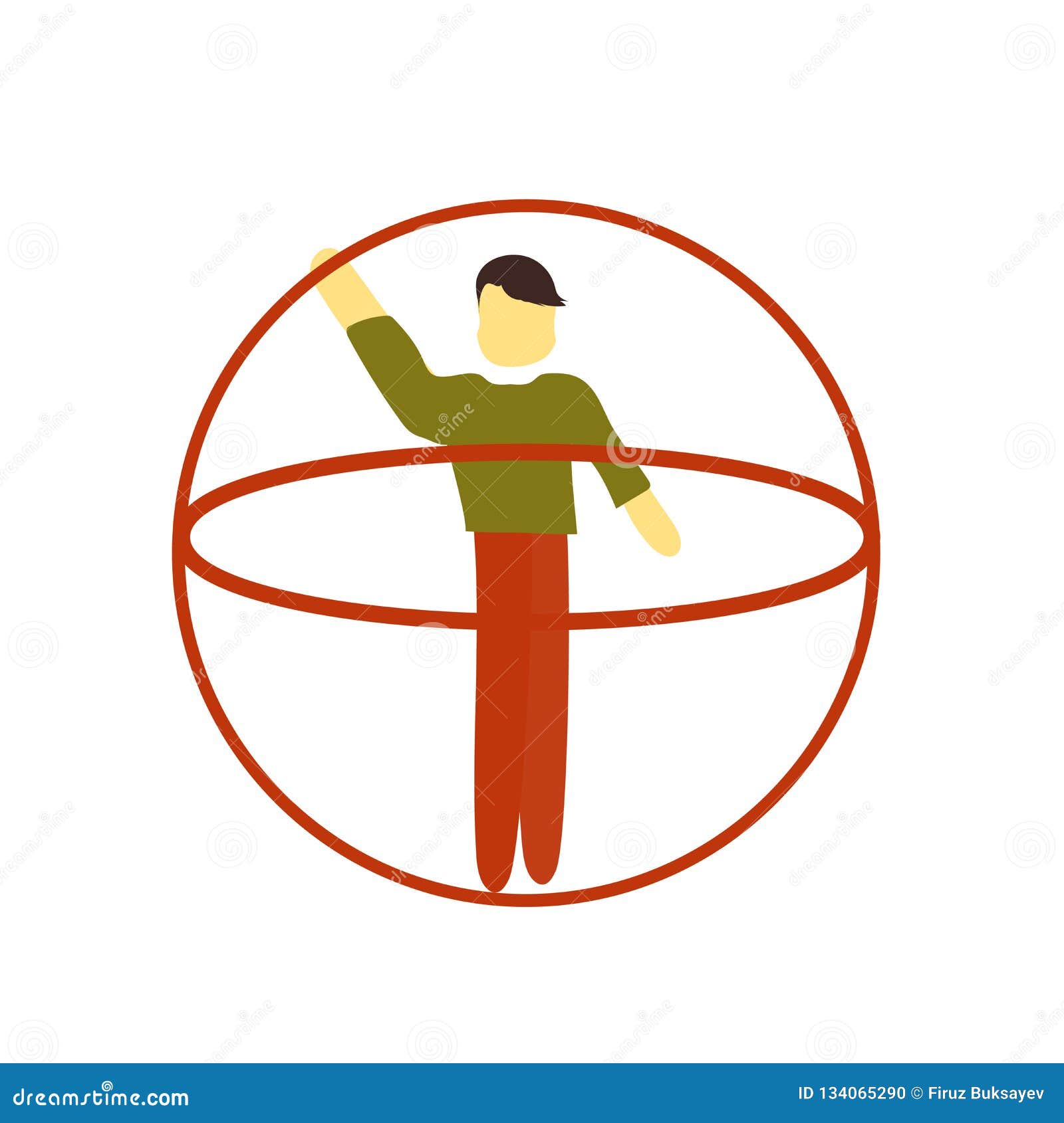 Ball Icon Vector Isolated on White Background, Ball Sign Stock Vector ...