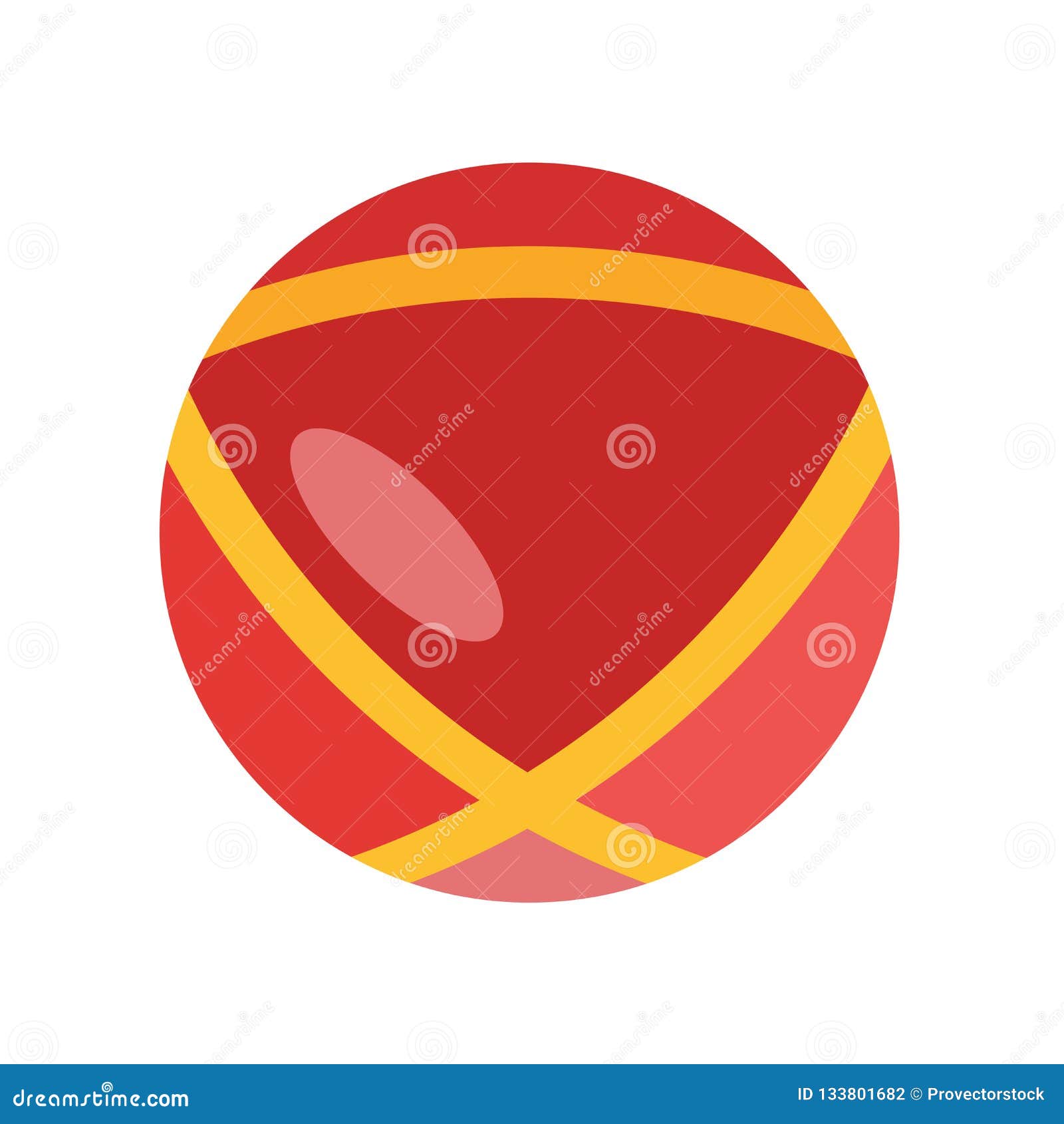 Ball Icon Vector Sign and Symbol Isolated on White Background Stock ...