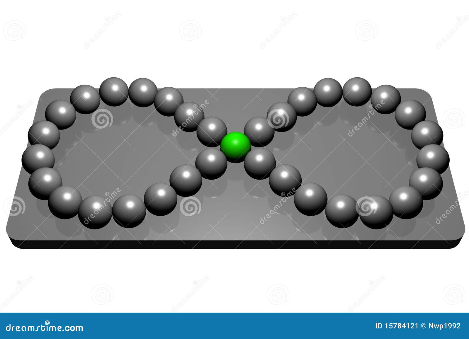 Ball infinity stock illustration. Illustration of decoration - 15784121