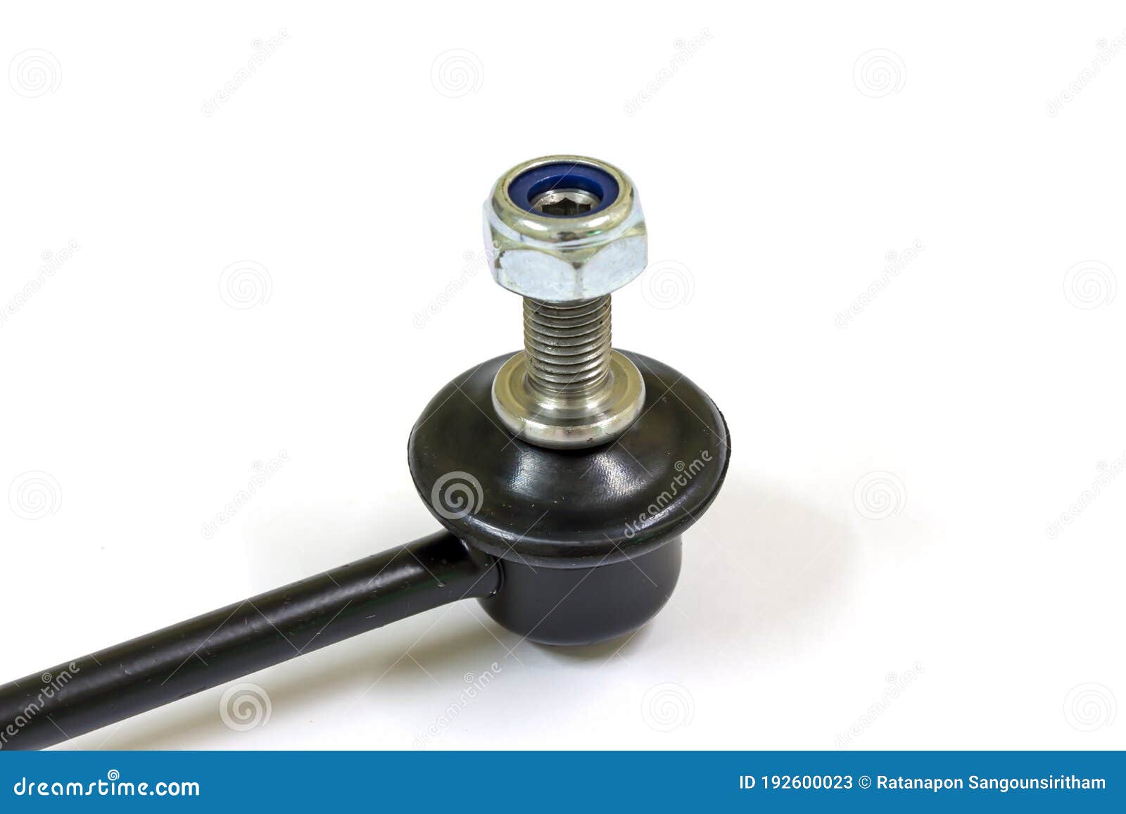 Ball Joint on Stabilizer Control Link, Isolated Stock Image - Image of ...