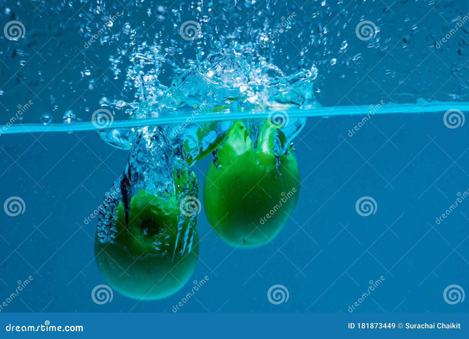 The Ball Jujube Down the Water Stock Image - Image of clear, health ...