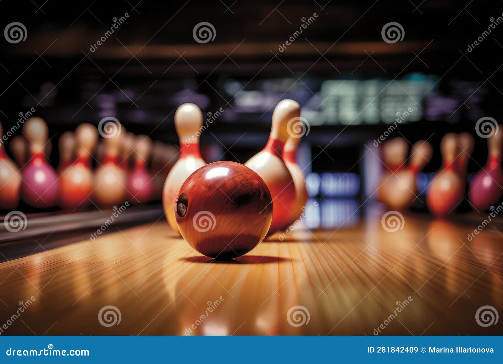 Strike, Bowling Line Recolored Icon. Signs And Symbols Can Be Used For ...