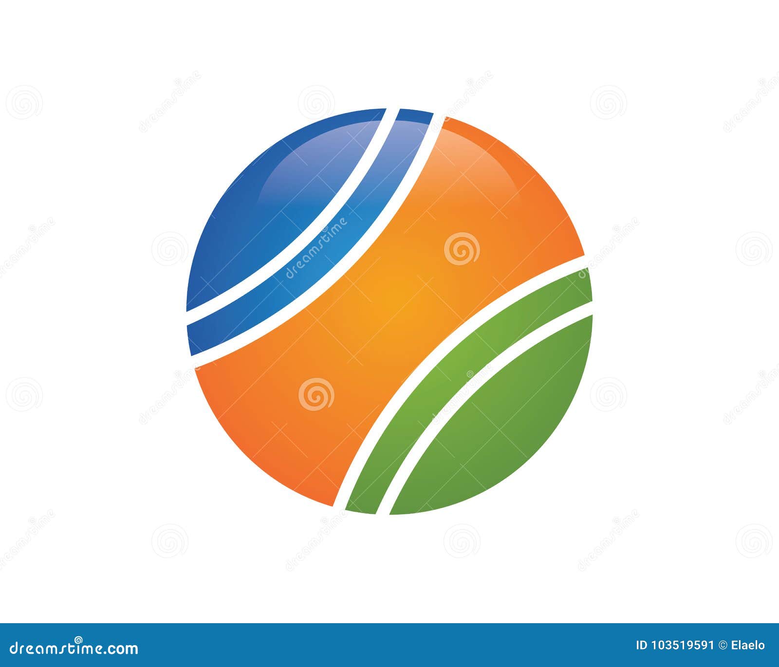Ball Logo Icon Vector Design Stock Vector - Illustration of game ...