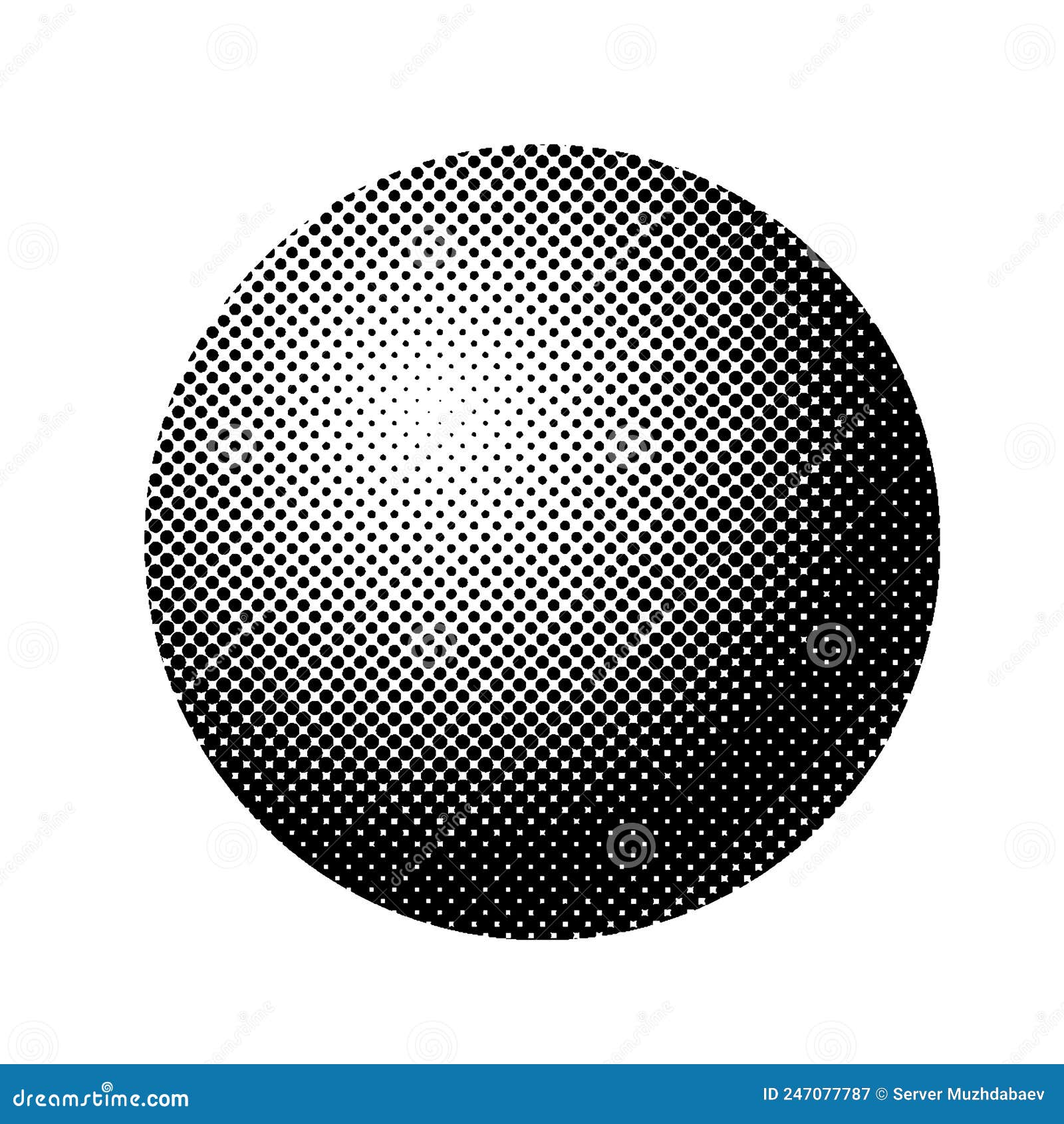 Ball Made in Gradient Technique for Abstract Composition.Vector ...
