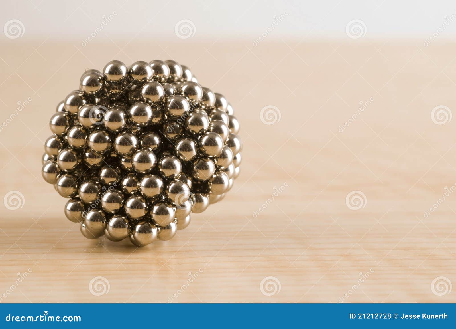 Ball of Magnets stock photo. Image of wooden, group, close - 21212728