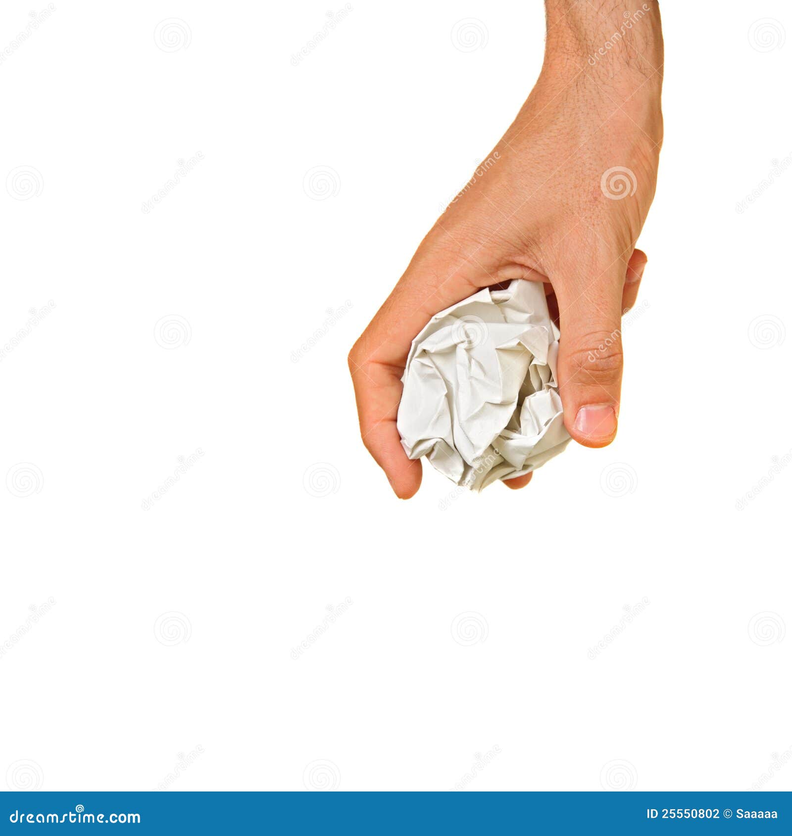 Ball of paper stock photo. Image of skin, garbage, isolated - 25550802