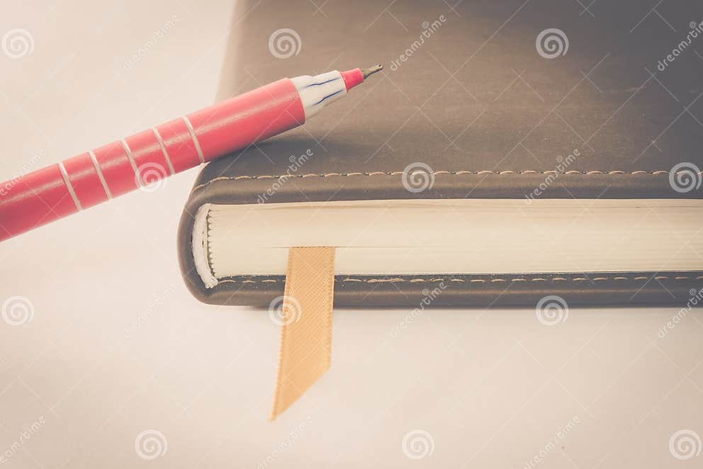 Ball pen and notebook stock photo. Image of document - 72735738