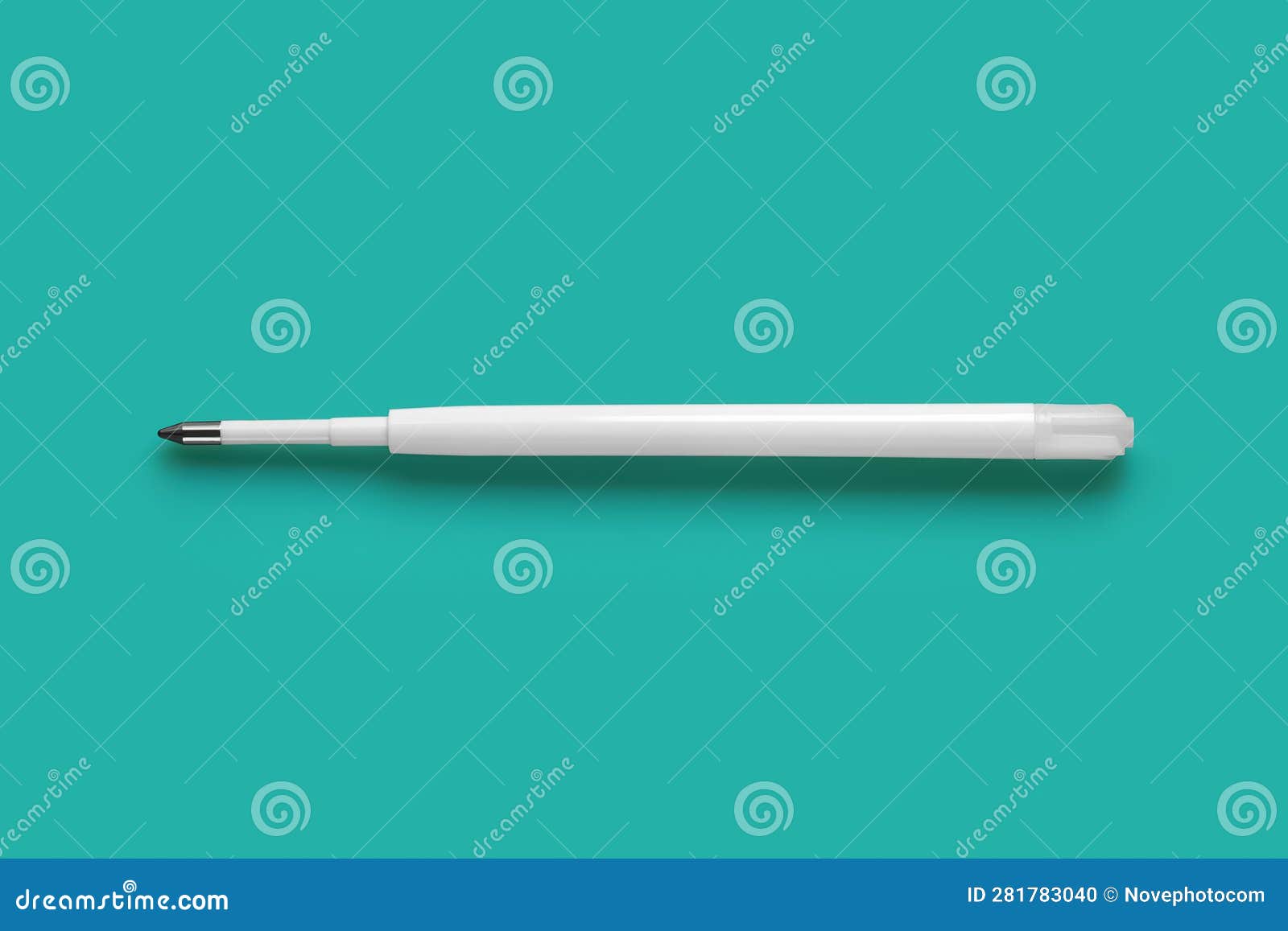Ball Pen Refill. Plastic Refill for a Ballpoint Pen Stock Photo - Image ...