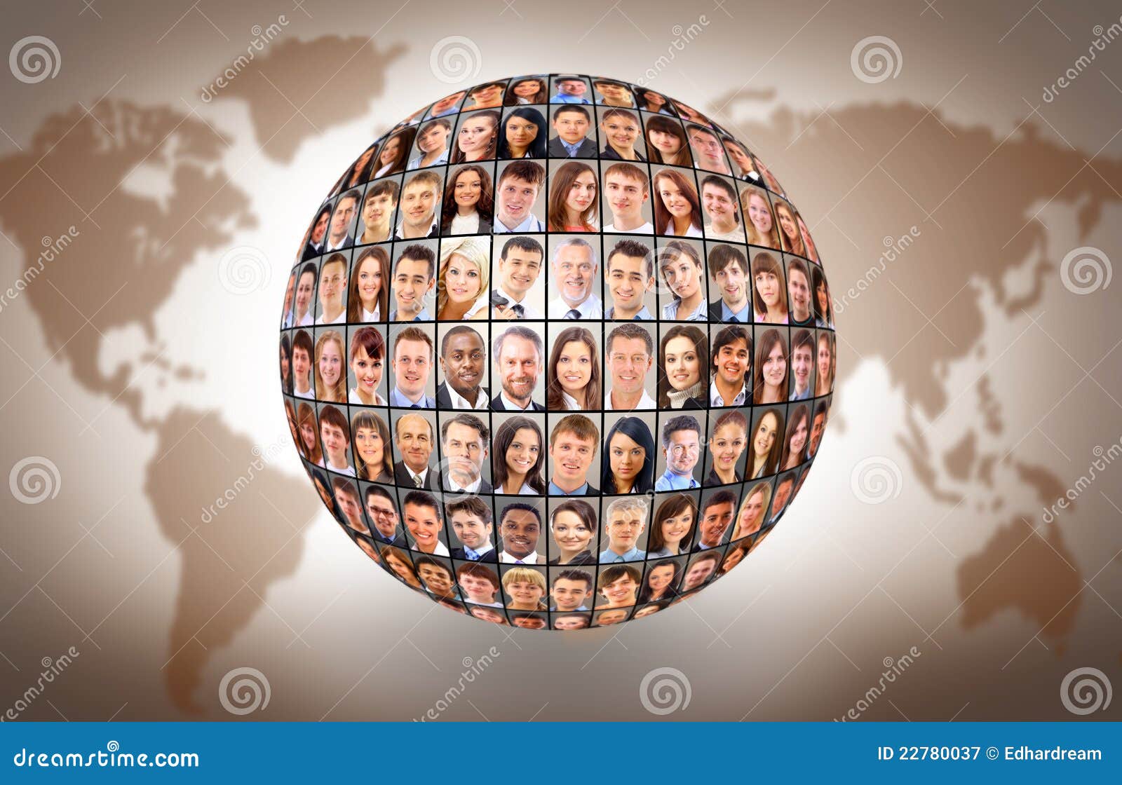 Ball and people stock image. Image of human, network - 22780037