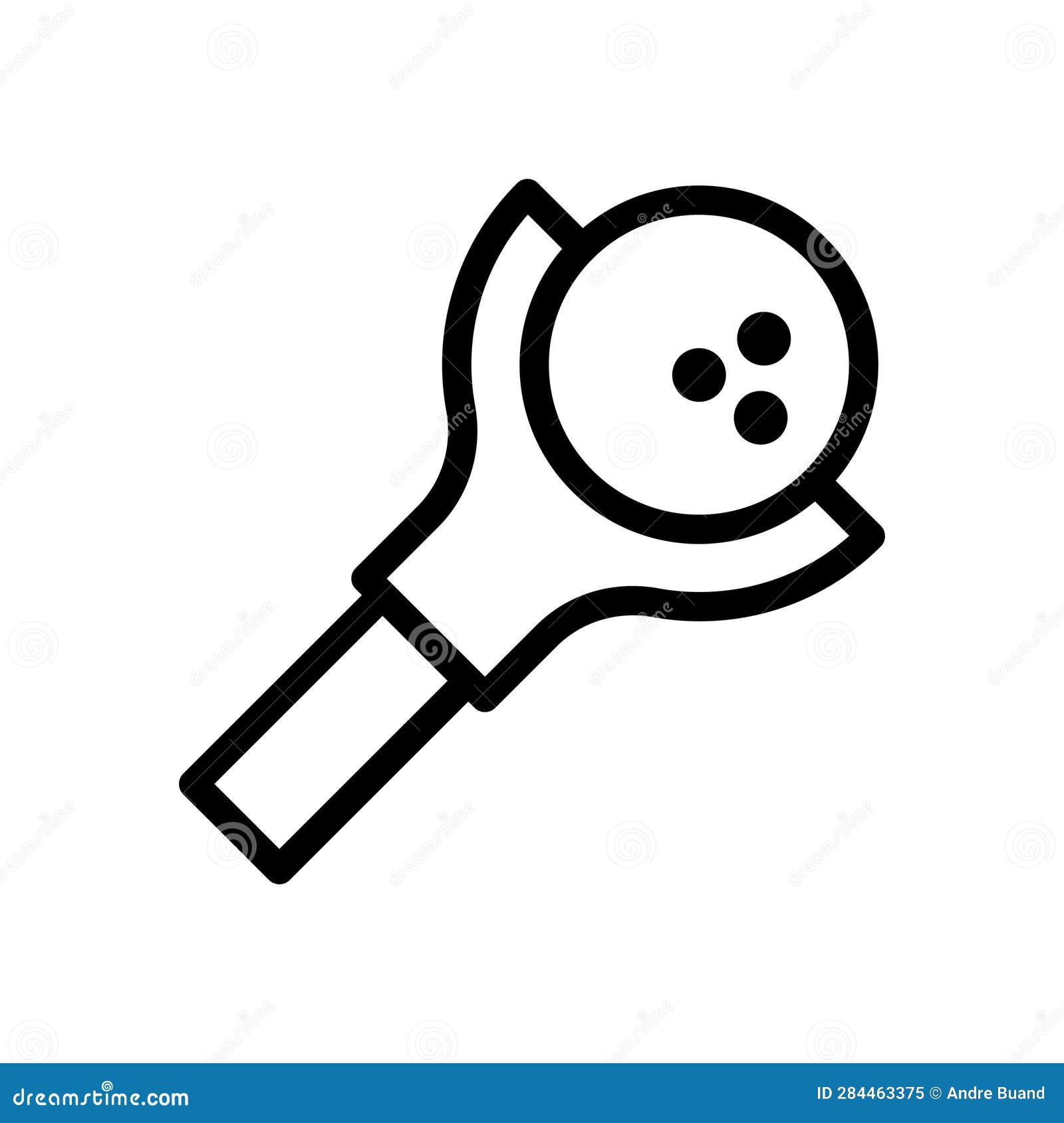 Ball Picker Line Icon Illustration Vector Graphic Stock Vector - Illustration of fitness ...