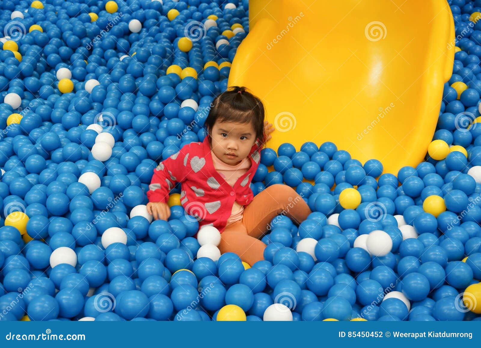 Ball pit stock photo. Image of stage, indoor, blue, climb - 85450452