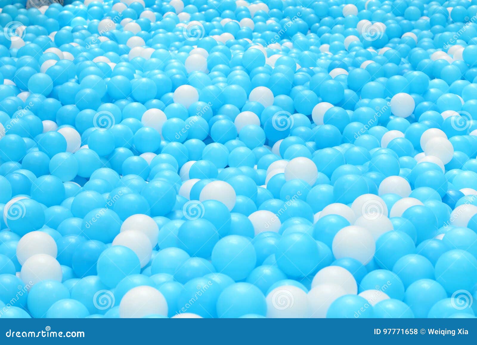 Ball pit for kids stock photo. Image of white, playground - 97771658
