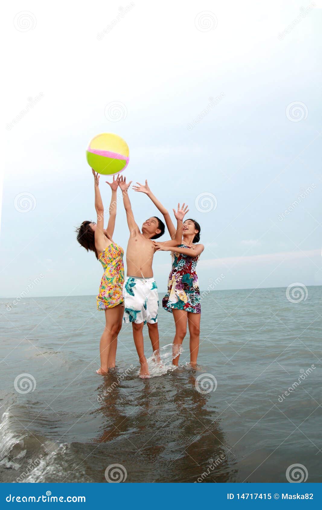 Ball play stock image. Image of vacation, happy, enjoy - 14717415