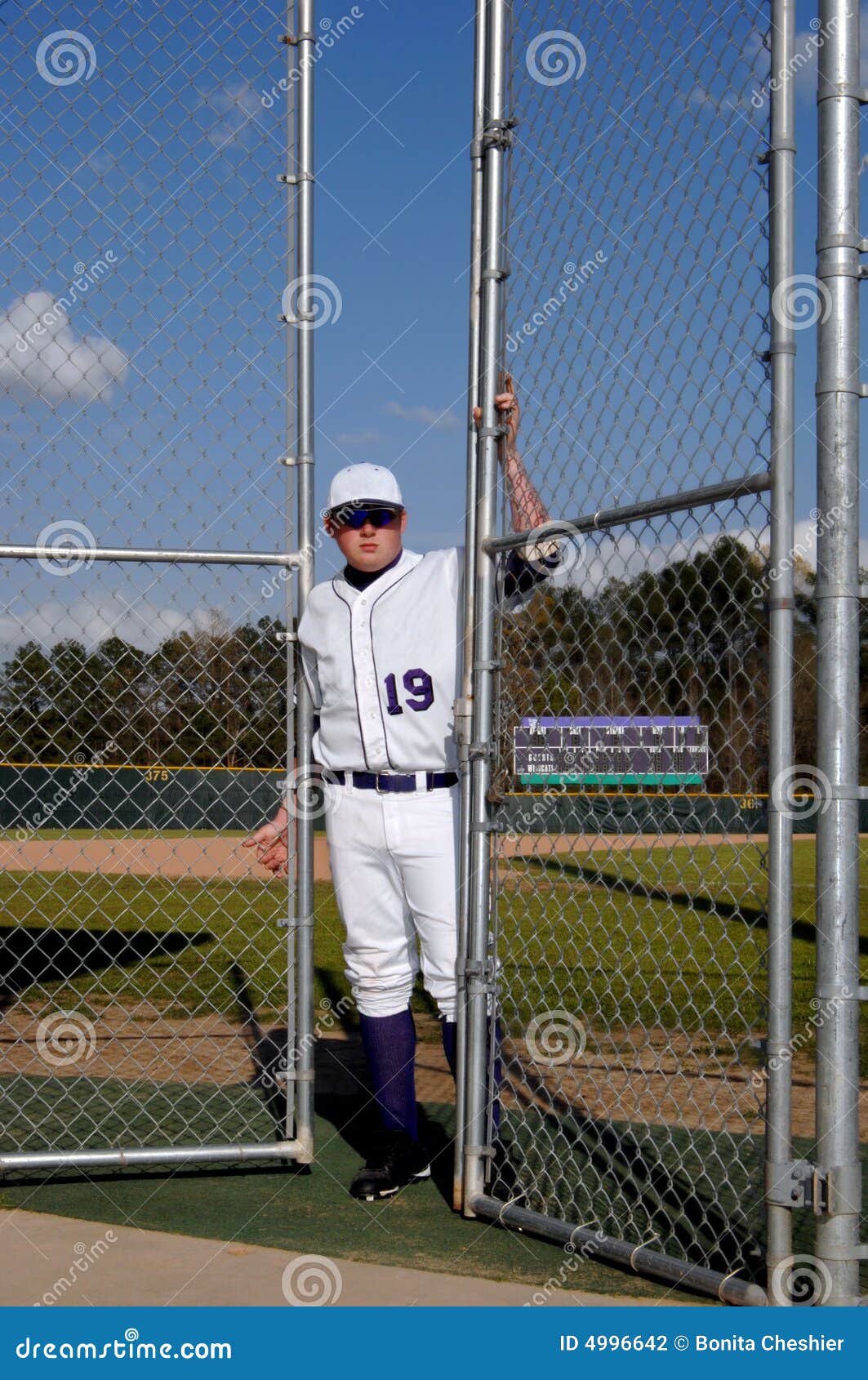 Ball Player Ends Baseball Season Stock Photo - Image of finished ...