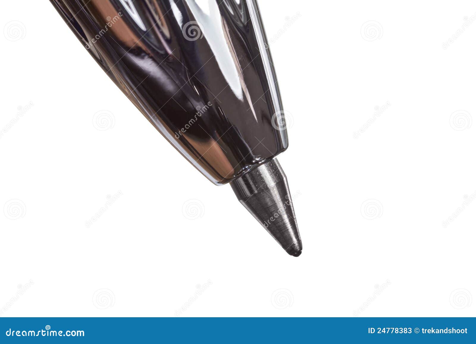 Ball Point Pen Tip Extreme Macro Stock Image - Image of point, macro ...