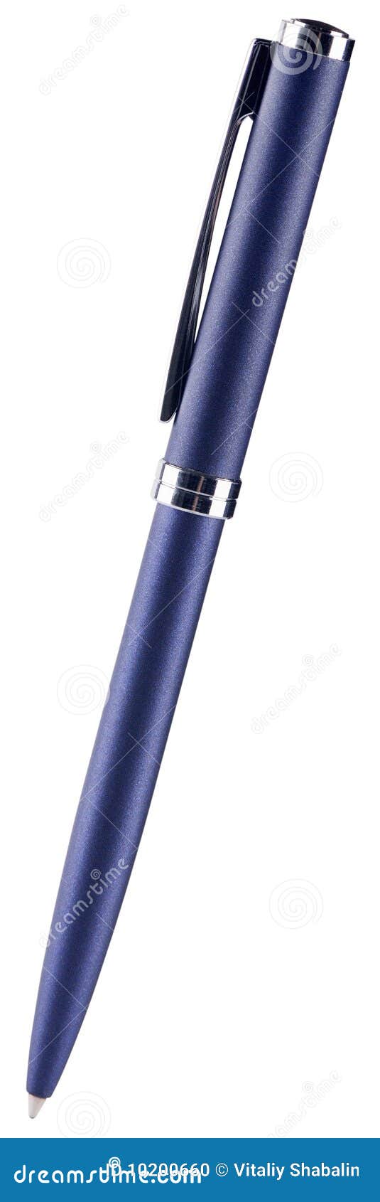 Ball-point pen on white stock photo. Image of office - 10200660