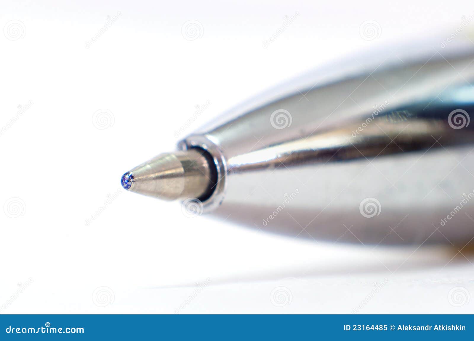 Ball point pens head stock image. Image of sign, shiny - 23164485
