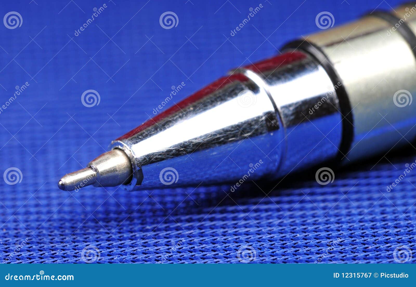 Ball point tip macro stock image. Image of blue, life - 12315767