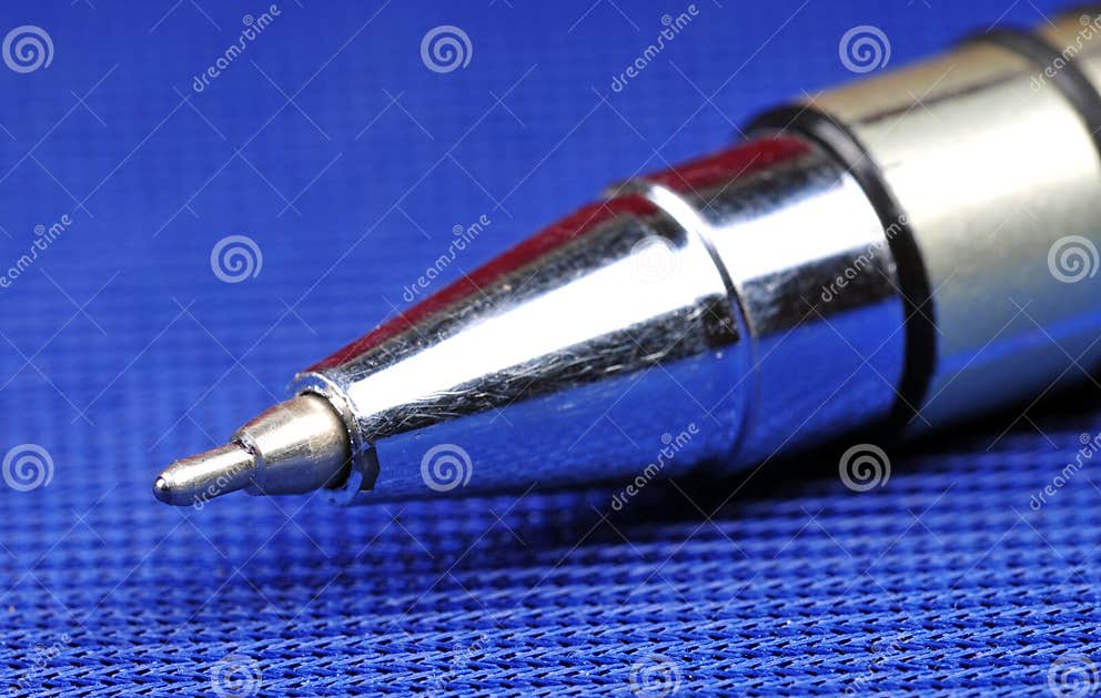 Ball point tip macro stock image. Image of blue, life - 12315767