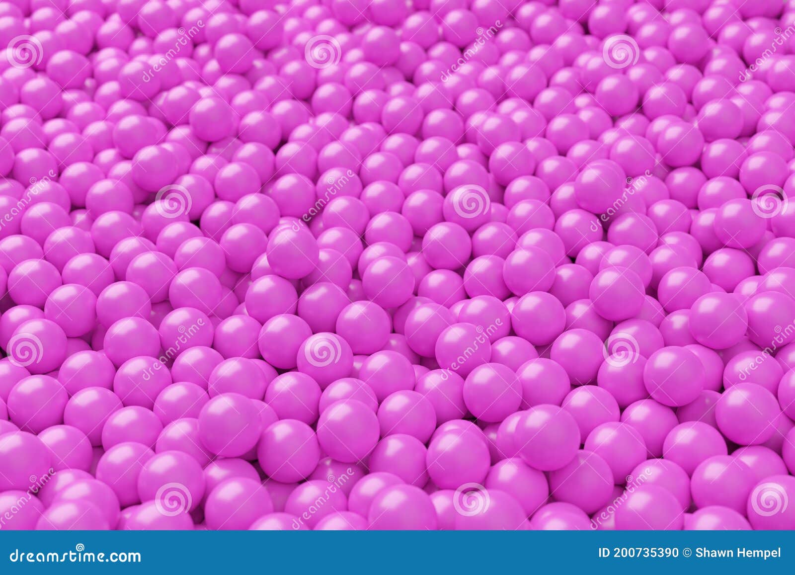 Ball Pool or Pit Filled with Pink Plastic Balls, Abstract Texture ...